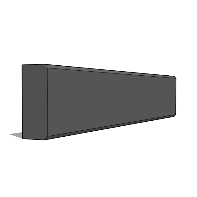 Smooth Dark Grey Sleeper - Capital Concrete Sleepers